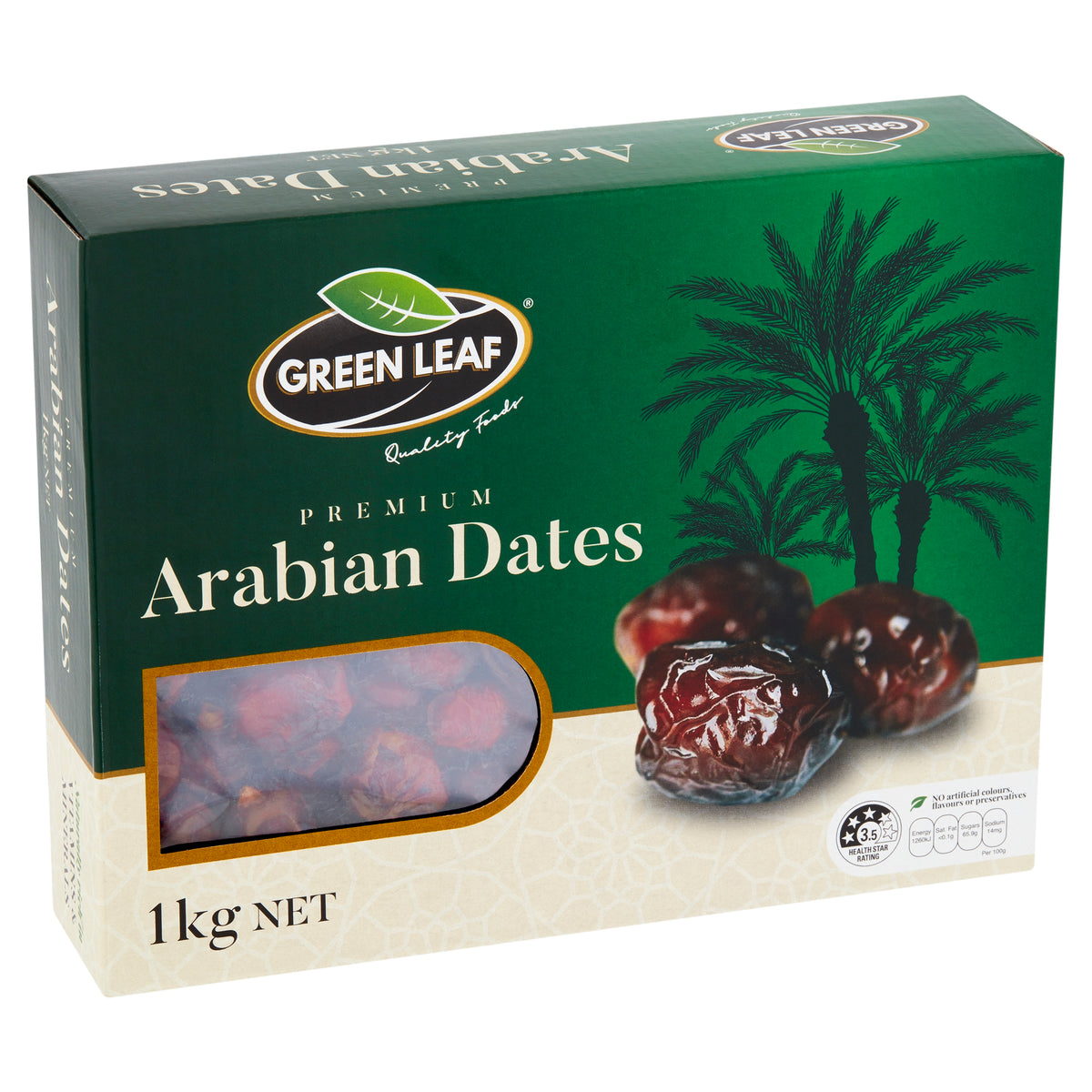Greenleaf Premium Arabian Dates 1kg – ABW Foods Australia
