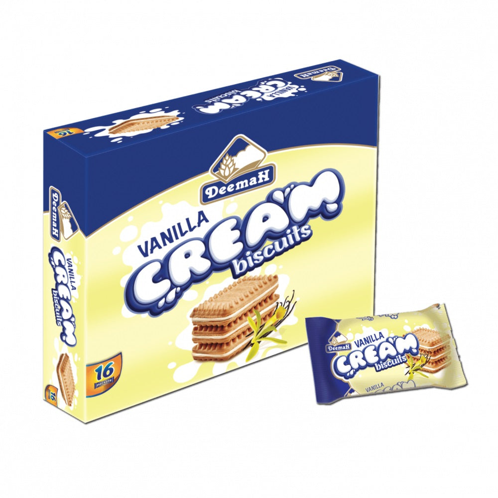Deemah Vanilla Cream Biscuit – ABW Foods Australia